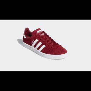 adidas | Shoes | Adidas Burgundy Campus Sneakers | Poshmark